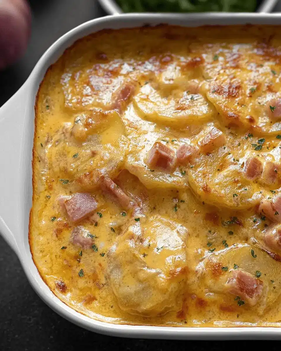 Ham and Potato Au Gratin - Mom Foodies